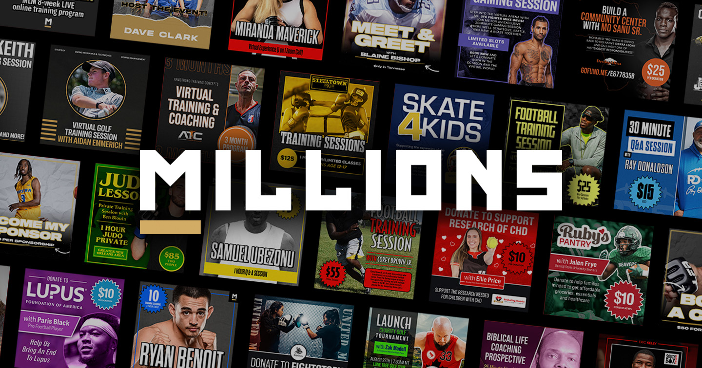 Exclusive Sports & Fan Experiences on MILLIONS.co